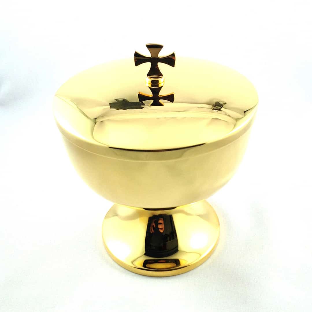 Pyx with IHS Design 5.5cm x 1.5cm | Church Stores