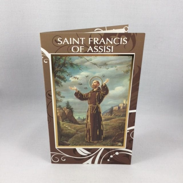St Francis of Assisi Bi-fold Card | Church Stores