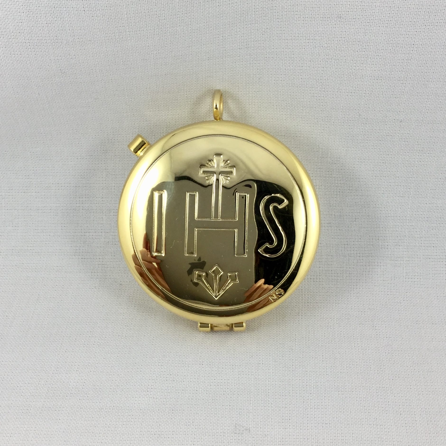Pyx with IHS Design 5.5cm x 1.5cm | Church Stores
